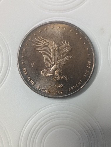 🦅 1982 Monex Silver Eagle Round – 1 oz .999 Fine Silver – Bullion Round ...