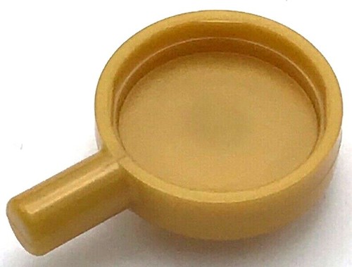 Lego New Pearl Gold Minifigure Utensil Frying Pan Piece | eBay