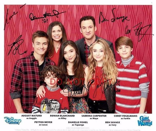 Girl Meets World cast SIGNED reprint 8x10 Photo Autographed RP #1 | eBay