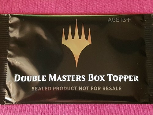 Magic The Gathering DOUBLE MASTERS BOX TOPPER New Sealed Booster Pack ...