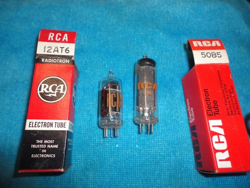 NOS RCA 50B5 / 12AT6 TUBES f/ AA FIVE RADIOS - FREE U.S. SHIPPING | eBay