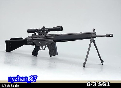 1:6 Gun Model G3 SG1 sniper Rifle Weapon Toy For 12'' Male HT Action ...