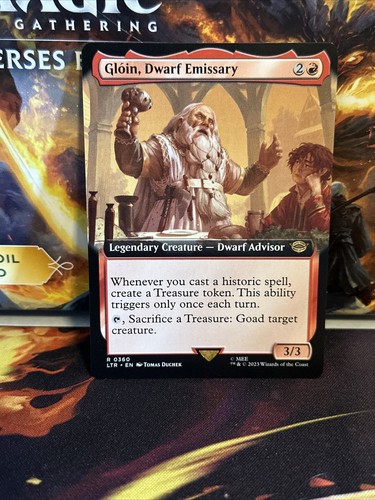 MTG Lord Of The Rings: Tales Of Middle Earth NON Foil Gloin, Dwarf ...