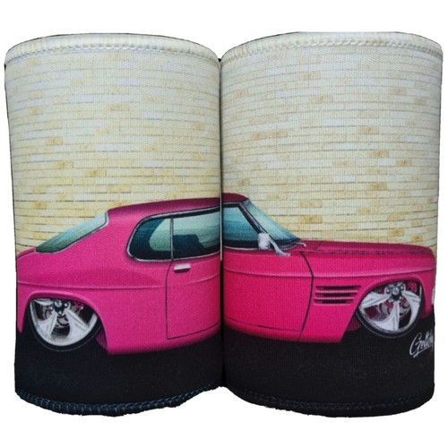 2 X STUBBY HOLDERS PINK MONARO HQ | eBay Australia