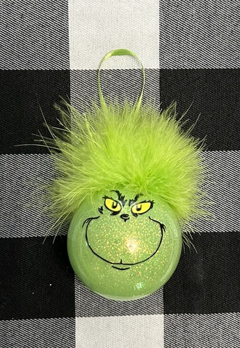 Grinch Bulb Ornament Plastic | eBay