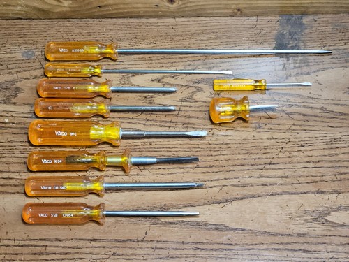 Vintage Vaco Screwdriver set. Slotted Phillips , & More USA | eBay