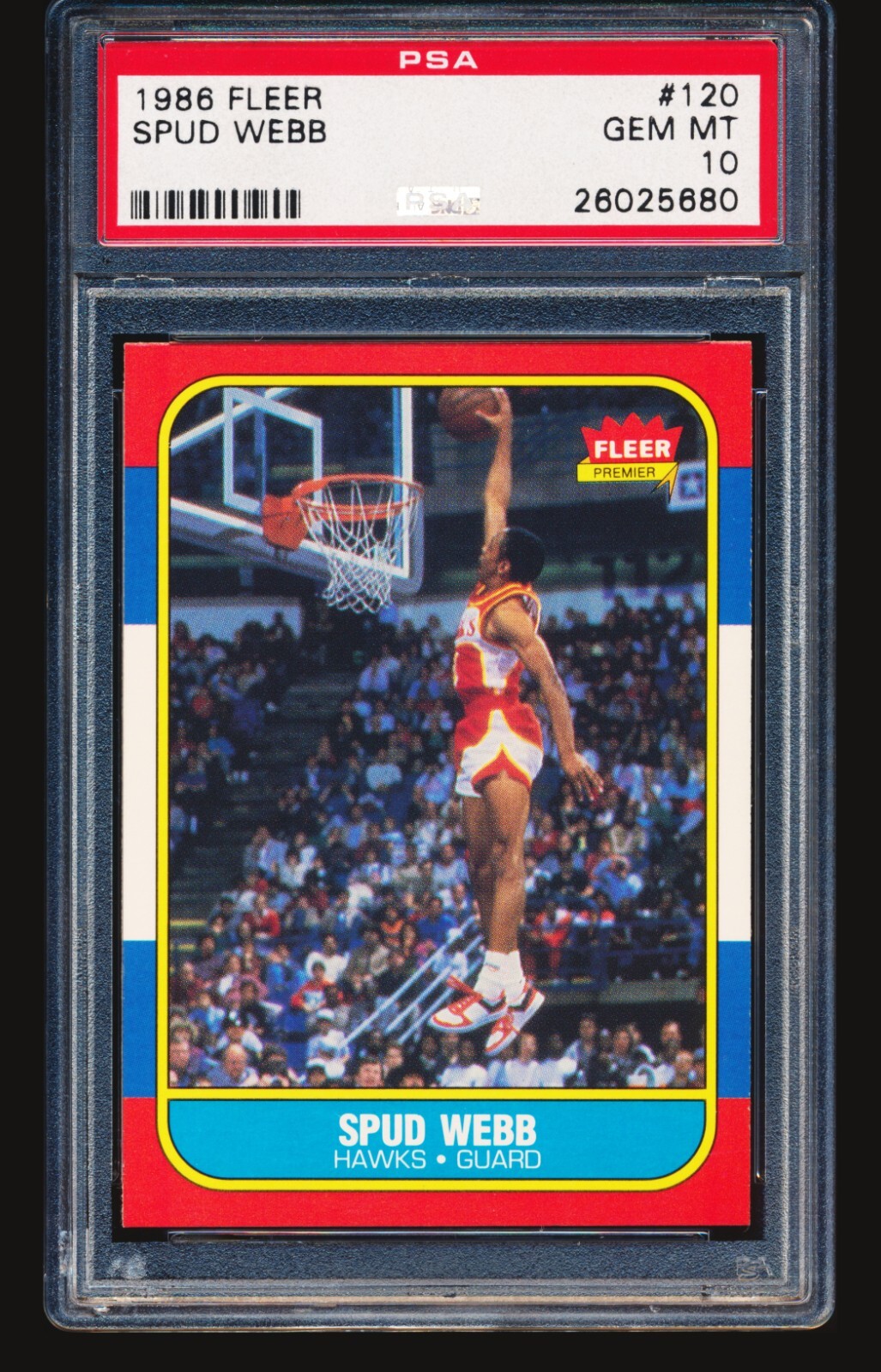 Spud Webb 1986 Fleer #120 Base Price Guide - Sports Card Investor