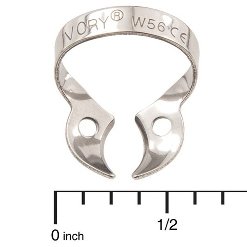 Kulzer Ivory Clamps #W56 Wingless Universal Molar Metal Rubber Dam ...