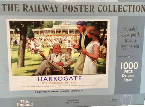 This England 1000 pc: Harrogate, Railway Poster Collection 2016 Jigsaw ...
