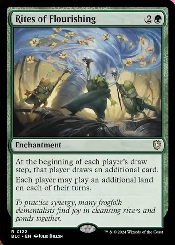 1 x Rites of Flourishing - Commander: Bloomburrow - NM-Mint - MTG | eBay