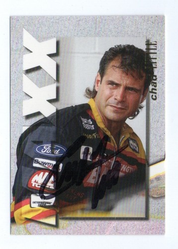 CHAD LITTLE NASCAR AUTO RACING 1996 MAXX IP/TTM AUTOGRAPH AUTO | eBay