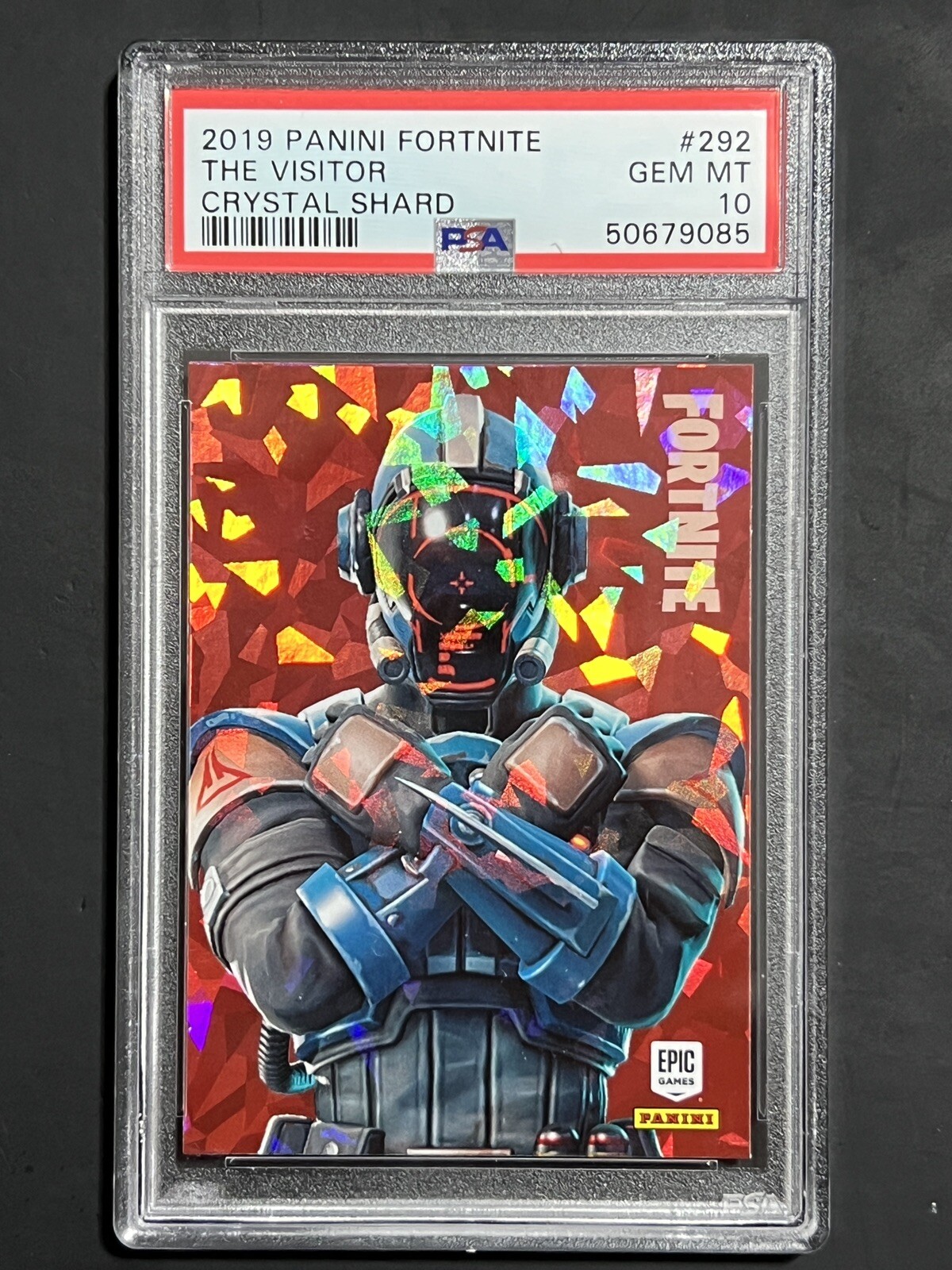 The Visitor 2019 Panini Fortnite Series 1 #292 Crystal Shard PSA 10 ...