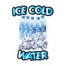 Ice Cold Bottled Water Drink Beverage Concession Beverage Food Truck ...