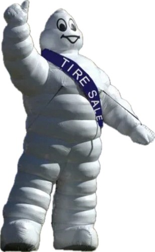 Michelin man Blow Up Inflatable 8ft Tall. Mega Advertisement | eBay