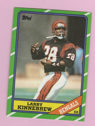 1986 Topps Larry Kinnebrew #257 Cincinnati Bengals | eBay