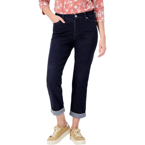 Denim & Co. Cozy Touch Denim Regular Girlfriend Jean Size 14 A566704 ...