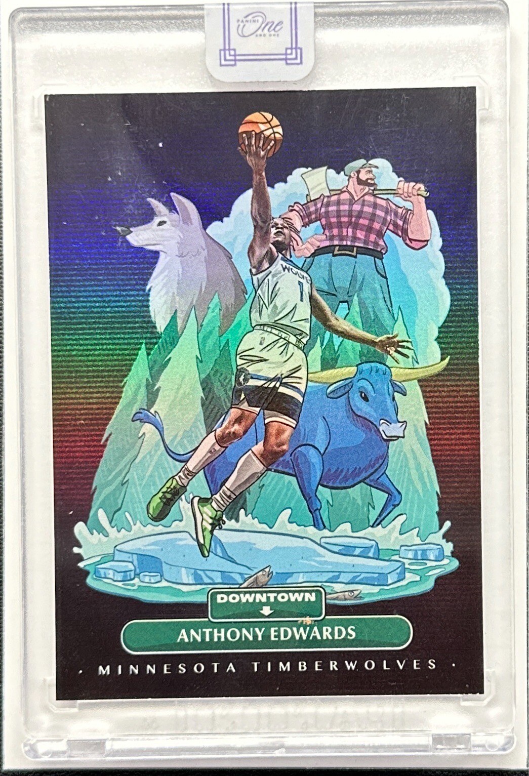 Anthony Edwards 2021 One and One #12 Downtown /(SSP) Price Guide ...