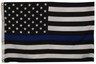 4x6 USA Police Thin Blue Line Memorial American Flag Banner Polyester ...