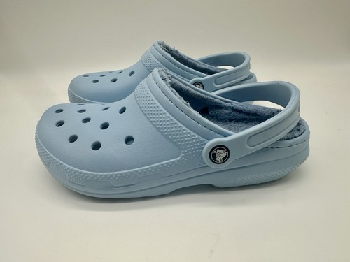 Crocs Cornflower Blue Classic Lined Slip On Clogs Size Womens 6 / M8 | eBay
