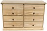 NEW AMISH - Custom Made - Solid Pine UNFINISHED Linen Cabinet with ...