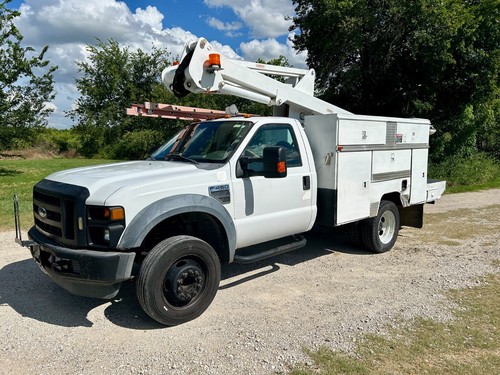 2009 Ford F450 Bucket Truck, V10 Gas, 45ft reach ETI boom | eBay