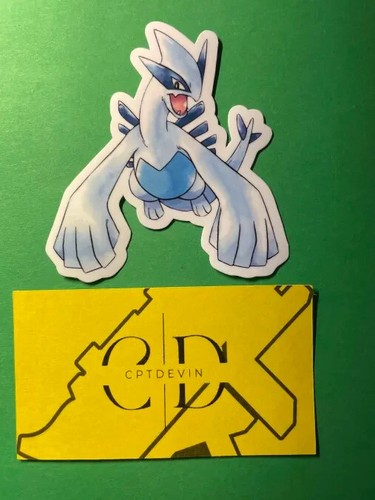 Lugia Waterproof Sticker 2.8'' x 3'' | Pokemon | eBay
