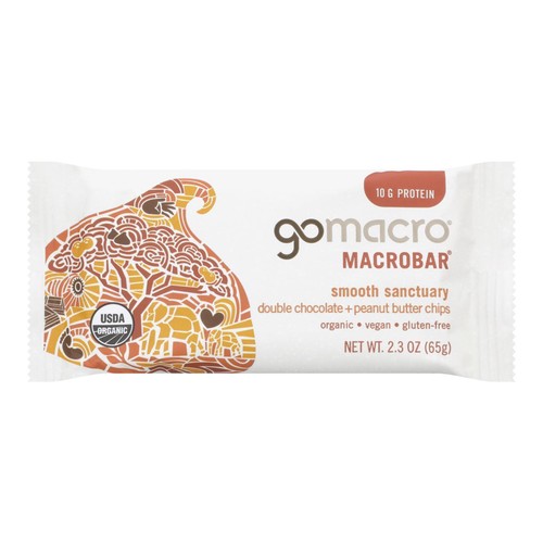 Gomacro - Bar Double Chocolate Peanut Butter Chip - Case Of 12-2.3 Oz ...
