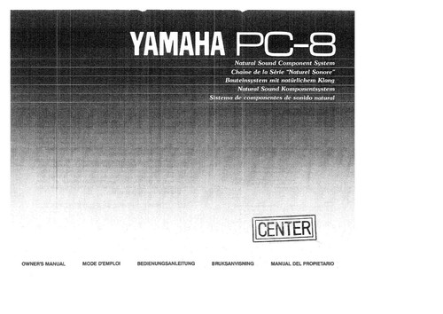 Operating Instructions for Yamaha PC-8 | eBay