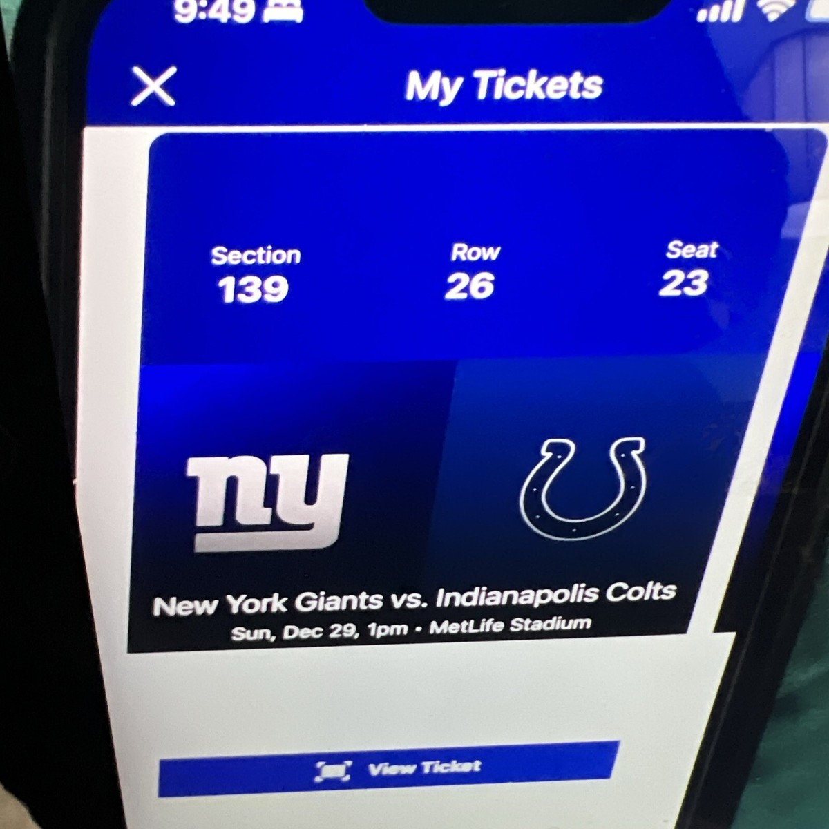 Indianpolis Colts Tickets