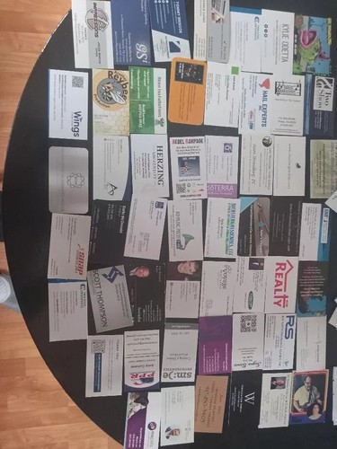 Lot of 100 Different Business Cards Collection Collect / Network | eBay