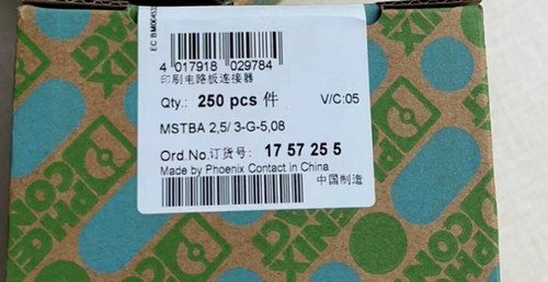 250pcs Phoenix Contact MSTBA 2,5/ 3-G-5,08 PCB connector socket 1757255 ...