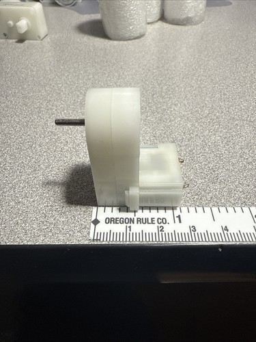 Ho Scale Or N Scale DC Motor Checked Tested W Low Voltage Offset Shaft ...