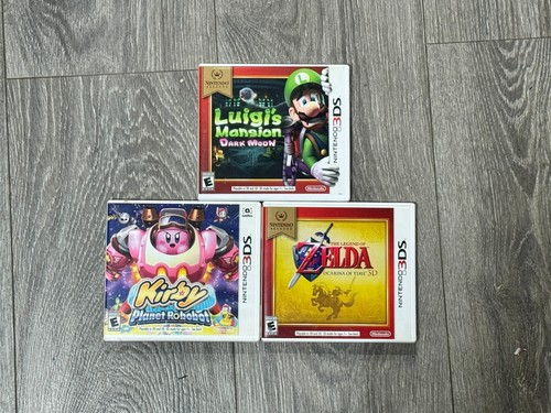 Nintendo 3DS EMPTY Game Cases Lot of 3 Luigis Mansion, Legend of Zelda ...
