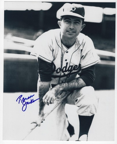 Ransom Jackson Brooklyn Dodgers Signed Auto 8x10 Photo Autograph | eBay