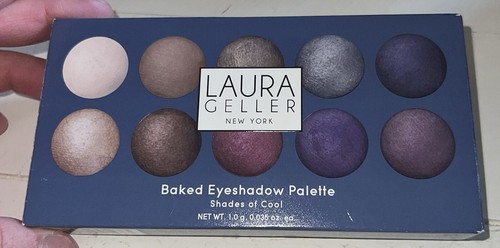 Laura Geller baked eyeshadow palette “Shades of Cool” 10 shades NEW IN ...