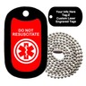DNR Do Not Resuscitate - Military Dog Tag Keychain | eBay
