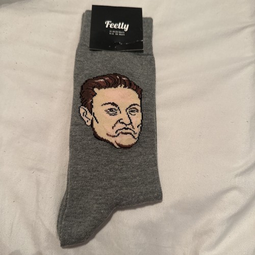 Elon Musk Feetly Socks “Meh” Men’s Size US 8-12 | eBay