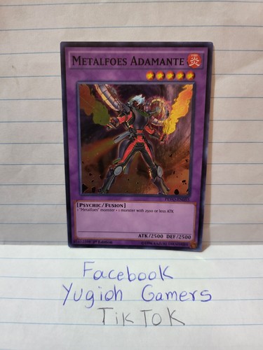 Yu-Gi-Oh Metalfoes Adamante PEVO 1st Edition Super Rare Light Played | eBay