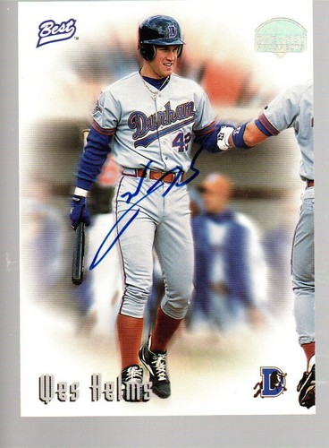 1997 Best Autographs Autograph Series #18 Wes Helms | eBay