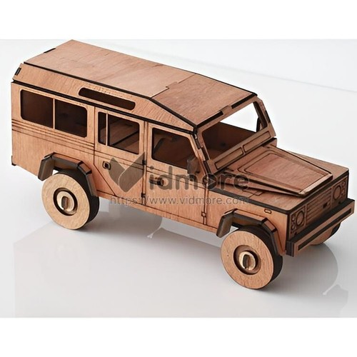 Unleash Creativity! Wooden Land Rover Toy Car (Paintable) - Fun DIY ...