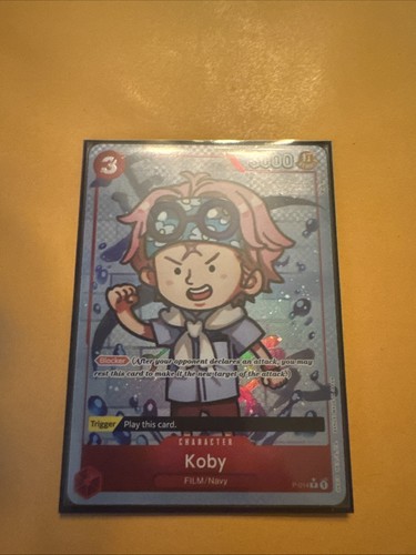 Koby P-014 Alt Art Holo Rare | PRB-01 The Best | One Piece Card TCG ...