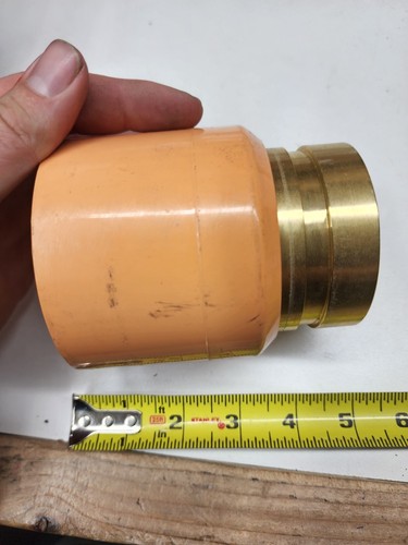 Tyco BlazeMaster Grooved Sprinkler Coupling Adapter CPVC 2-1/2 -1/2 ...