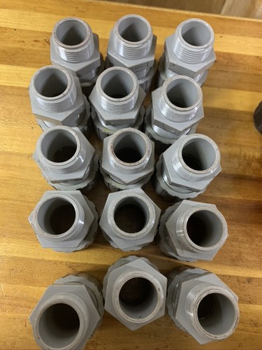 LOT OF 15 HUBBELL F3, N.P.T 3/4" HUB SIZE, STRAIGHT CONNECTORS B141 | eBay