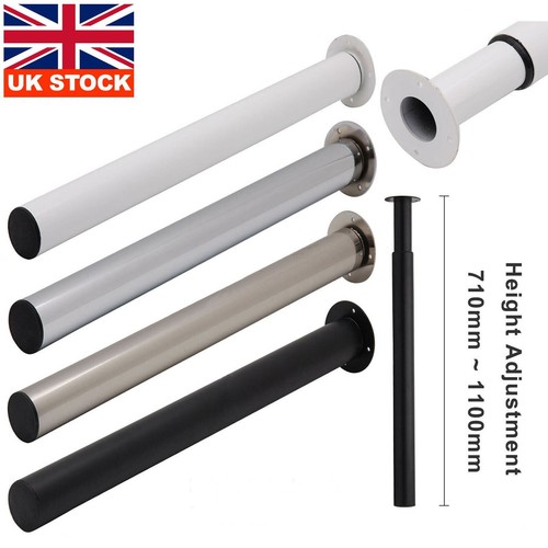 Adjustable Kitchen Worktop Desk Breakfast Bar Table Leg Support 710 ...
