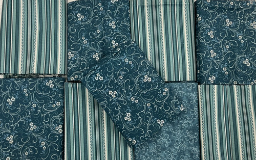 FAT QUARTER BUNDLE OF 9 - FQ1338 - STONE COTTAGE 2 BY PAINTED SKY, 18 ...