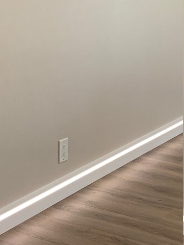 Baseboard Moldings with LED diffuser. Water resistant and wasy to ...