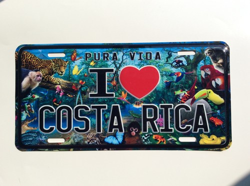 COSTA RICA PURA VIDA CENTRAL AMERICA LICENSE PLATE CRLP 1 | eBay