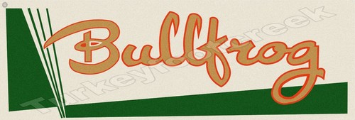 Bullfrog Beer 6" x 18" Metal Sign | eBay