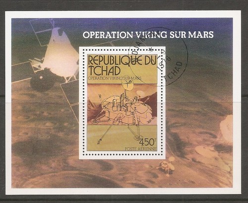 Chad SC # C194 Viking Mars Project type of 1976 . Souvenir Sheet .MNH ...