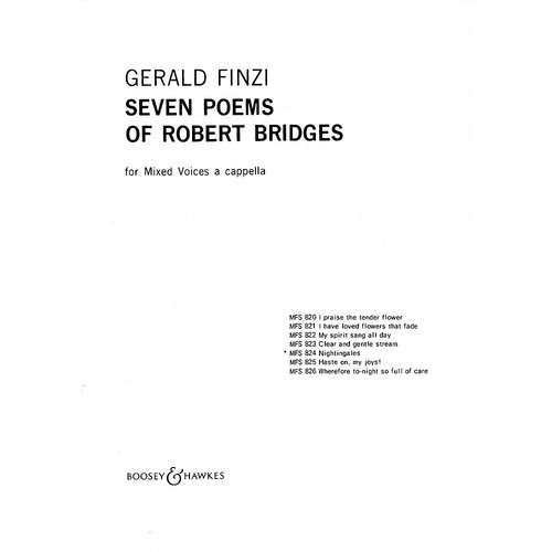 Nightingales No 5 Seven Poems of Robert Bridges SSATB A Cappella by ...